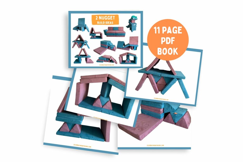 2 Nugget build ideas printable book! PDF digital download