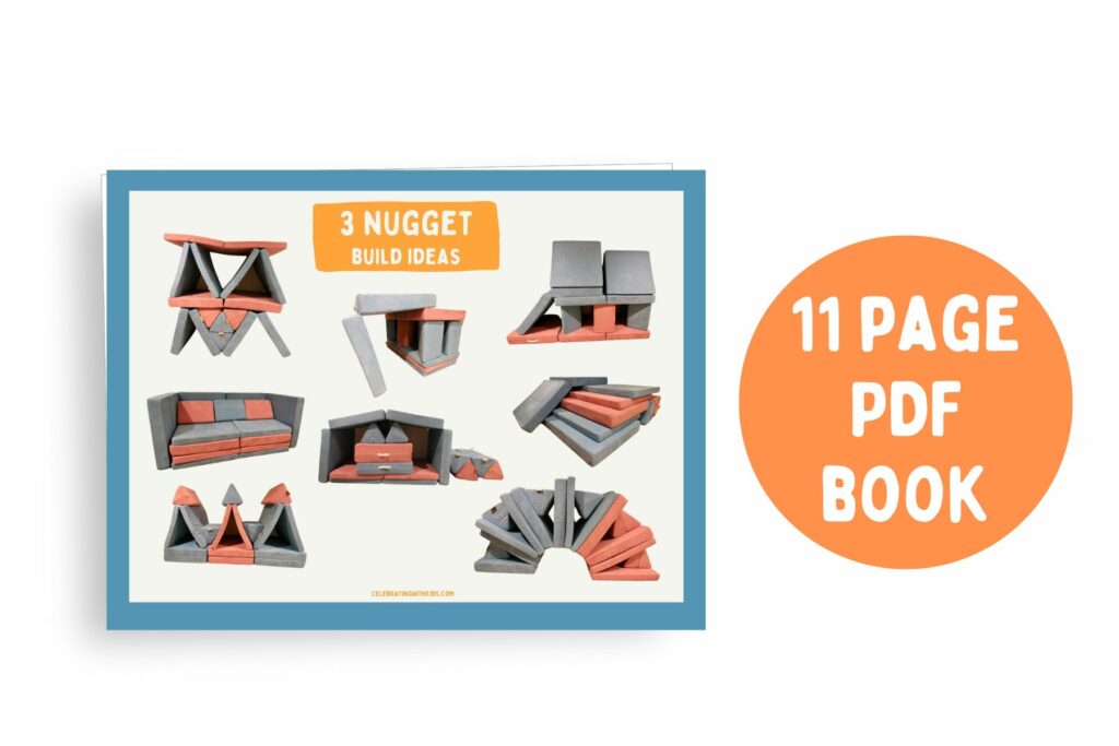 3 Nugget build ideas printable book! PDF digital download