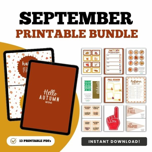 September Printables Bundle