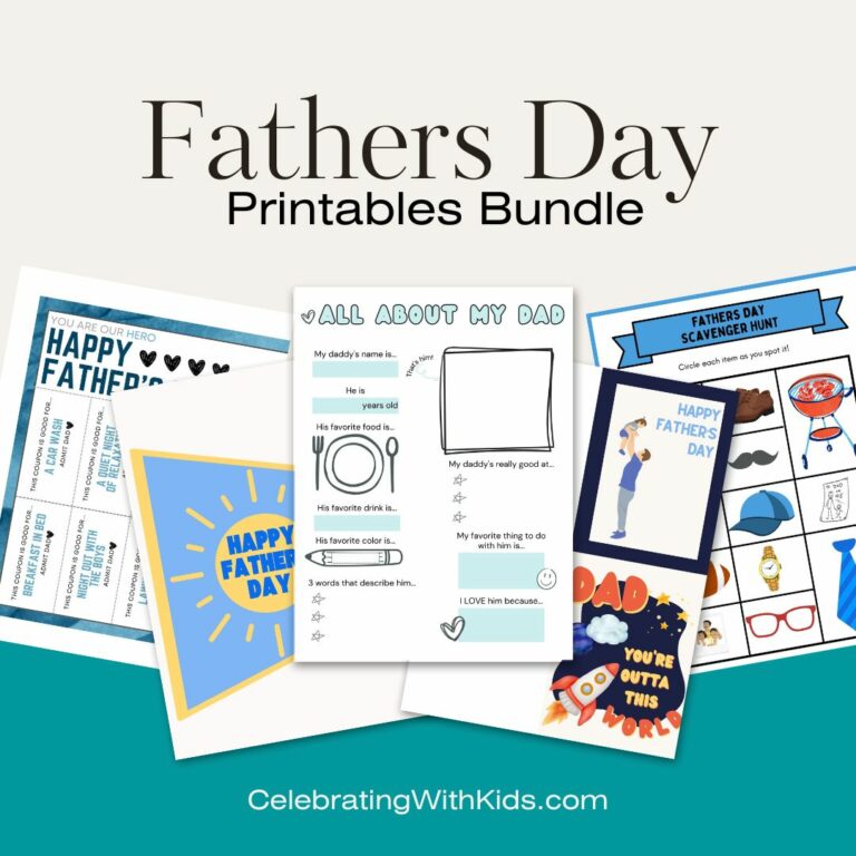 Fathers Day Printables Bundle