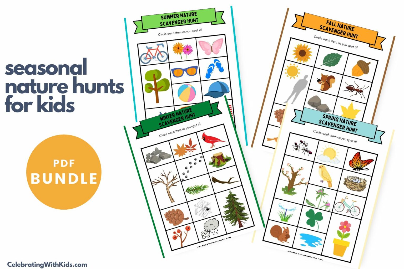 Seasonal Scavenger Hunts bundle