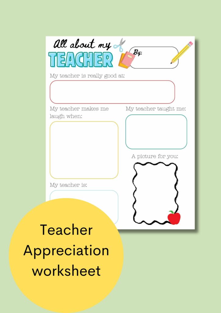 Teacher Appreciation Printables Bundle