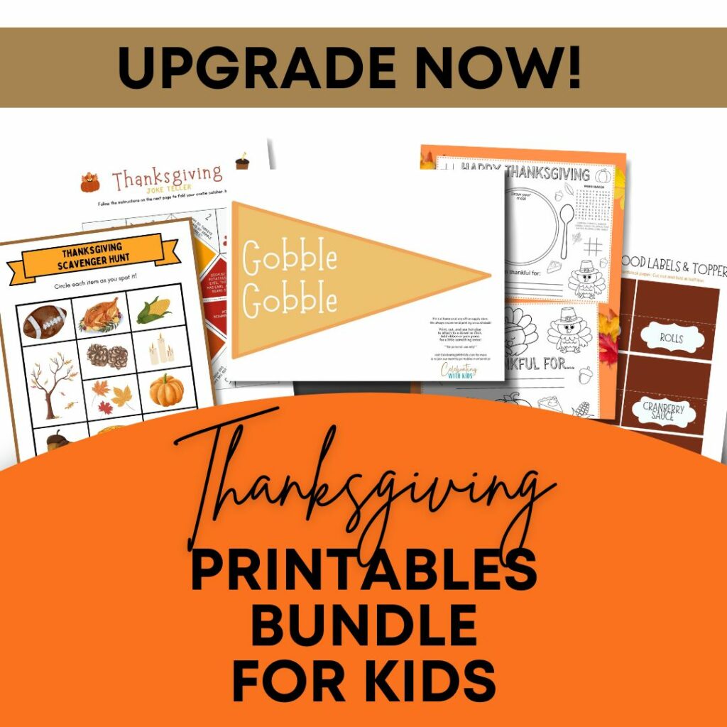 Thanksgiving Printables Bundle