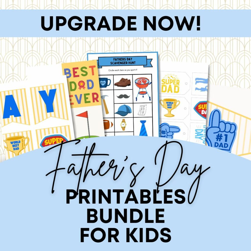 Fathers Day Printables Bundle