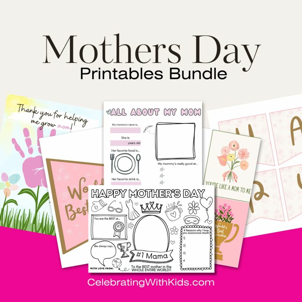Mothers Day Printables Bundle