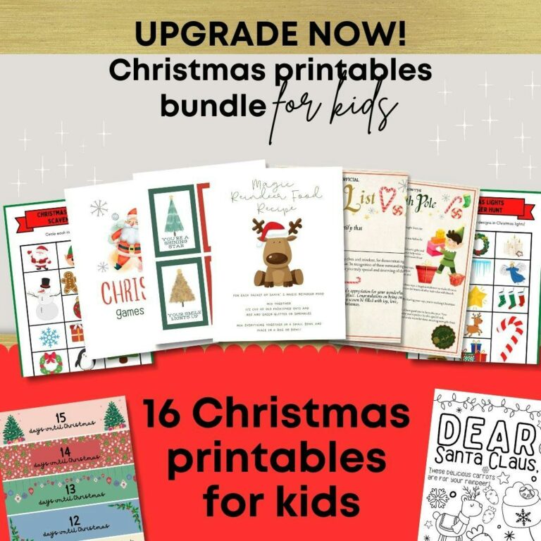 Christmas Printables Bundle